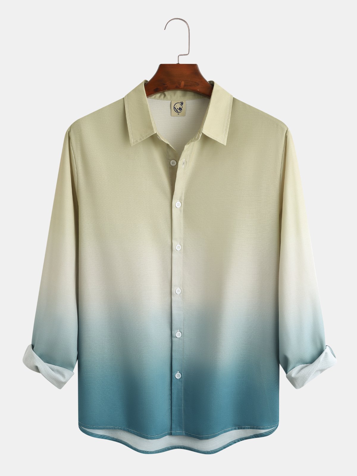 Gradient Long Sleeve Shirt | hawalili